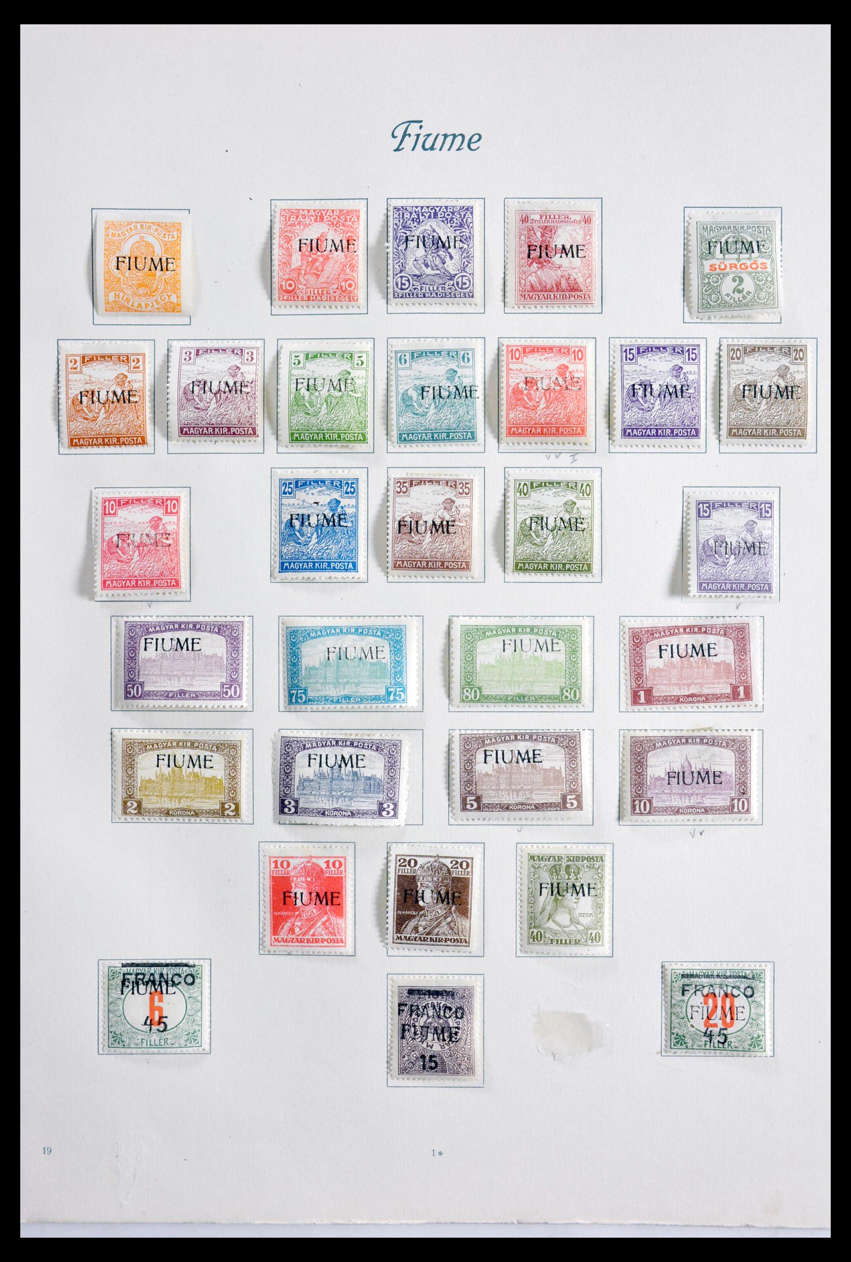 29935 Fiume 1918-1923. - Smits Philately