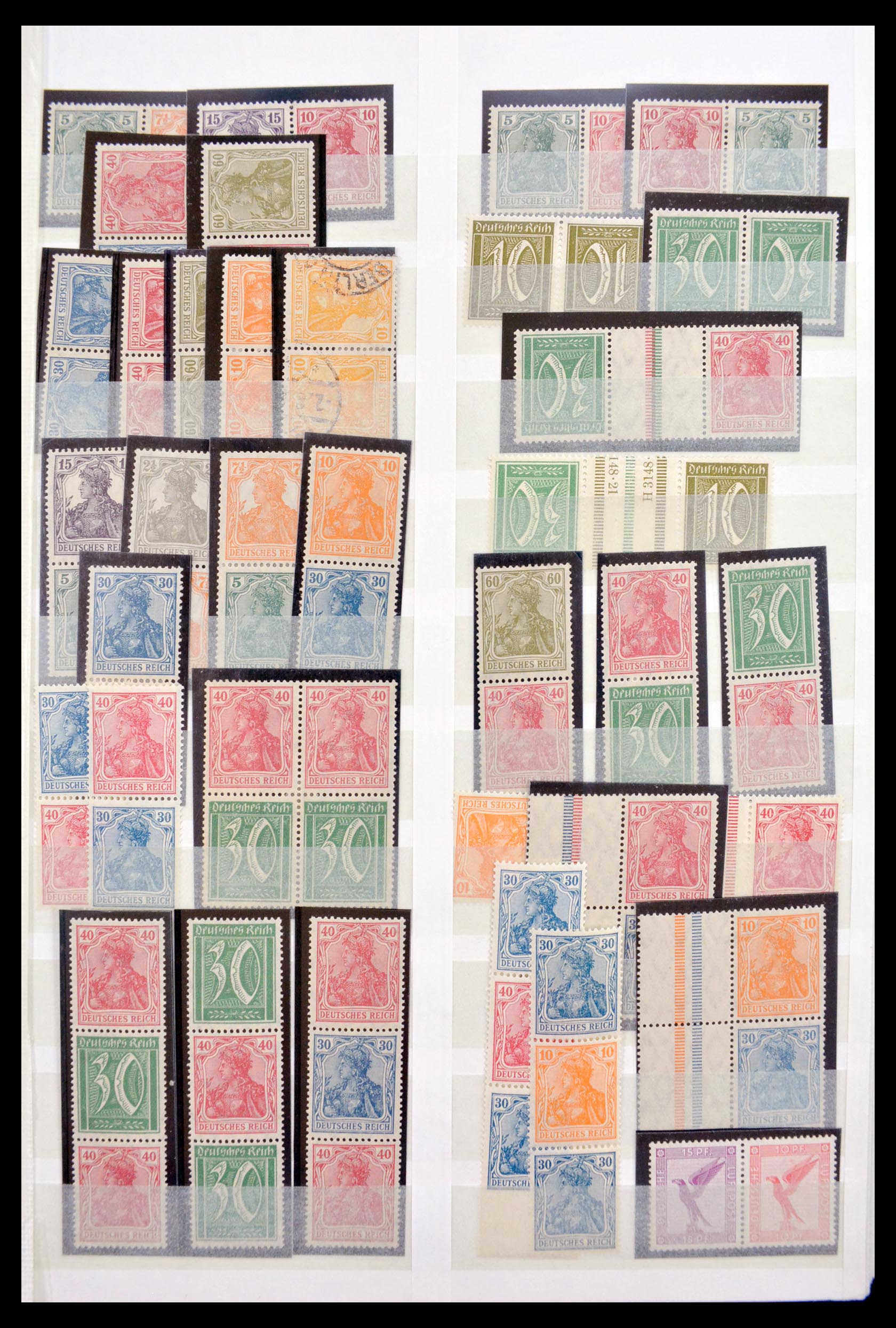 30181 Germany combinations. - Smits Philately
