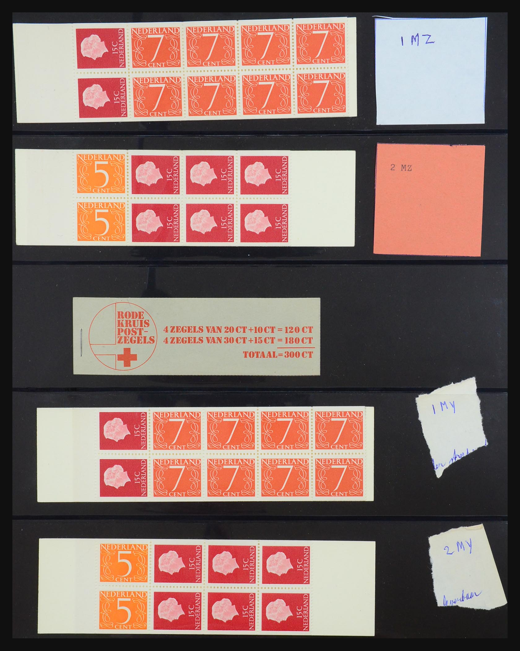 31519 Netherlands stamp booklets 1964-1994. - Smits Philately