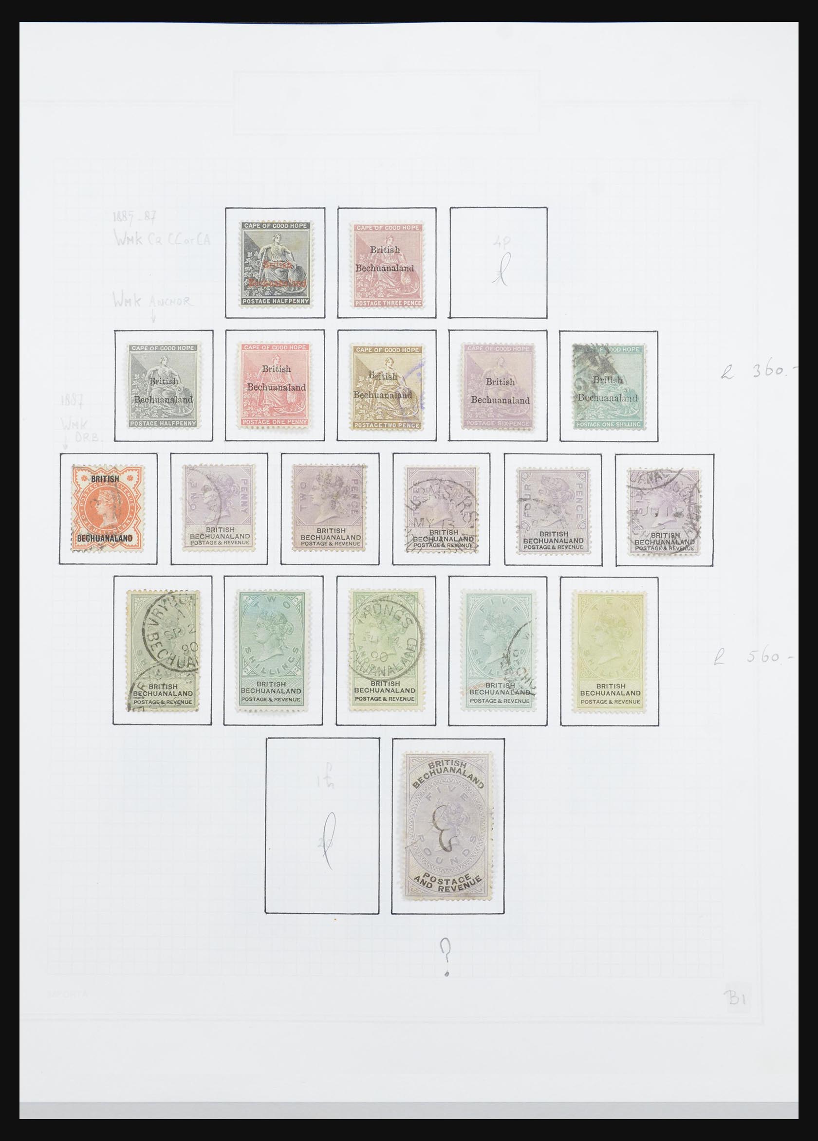 32779 Bechuanaland 1885-1966. - Smits Philately