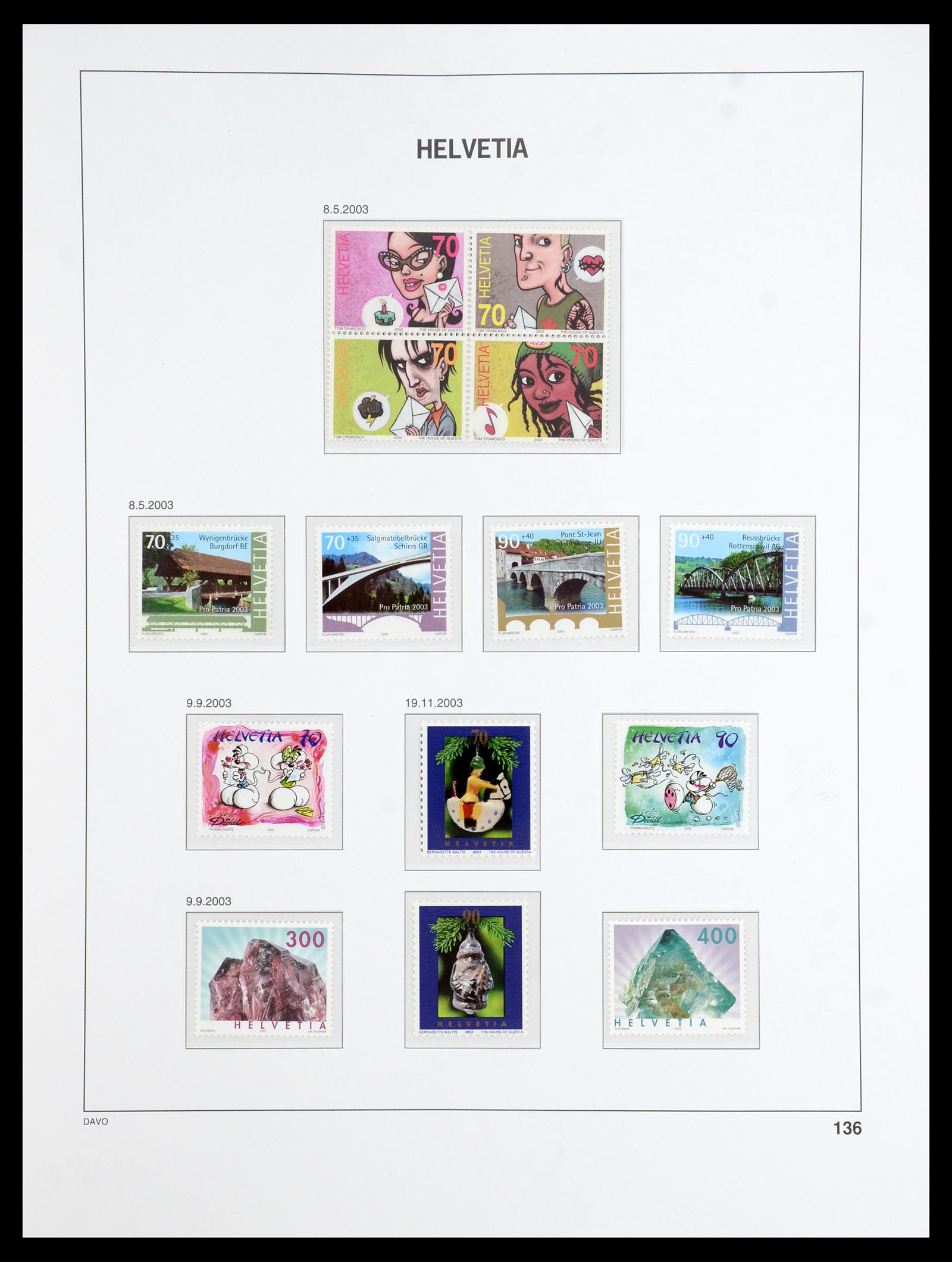 36433 Switzerland 2003-2020! - Smits Philately