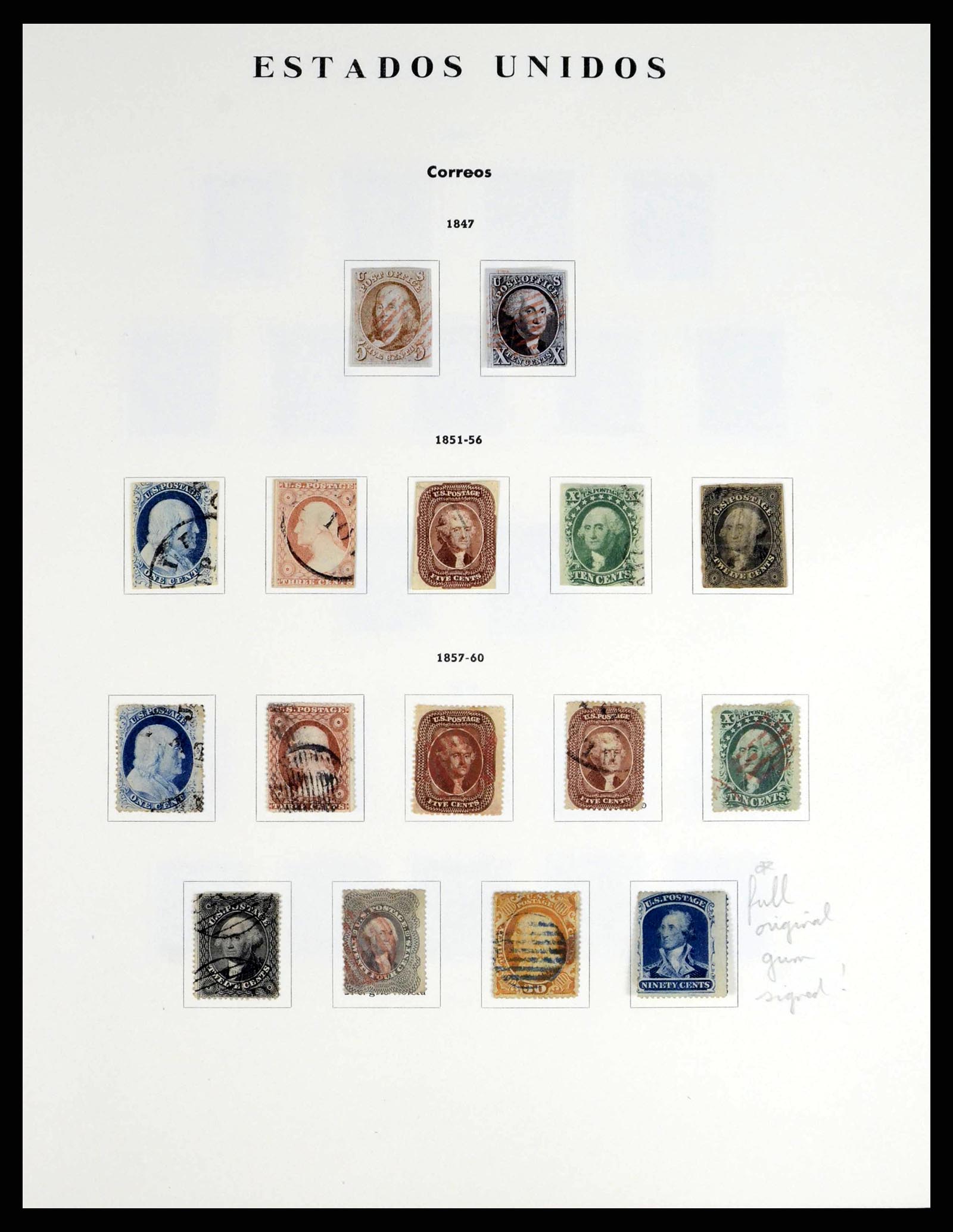 38285 USA 1847-1990. - Smits Philately