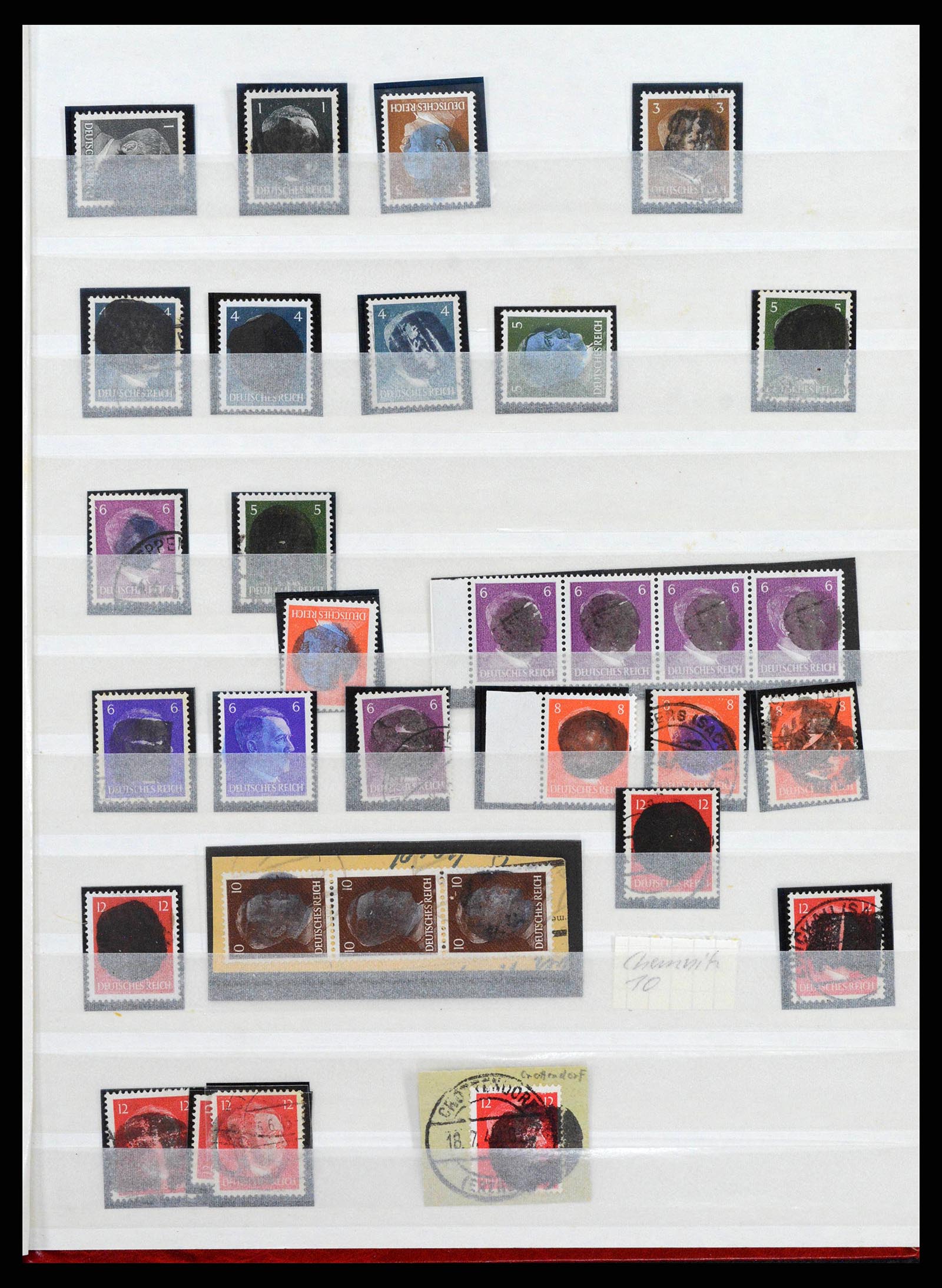 38941 Sächsische Schwärzungen 1945. - Smits Philately