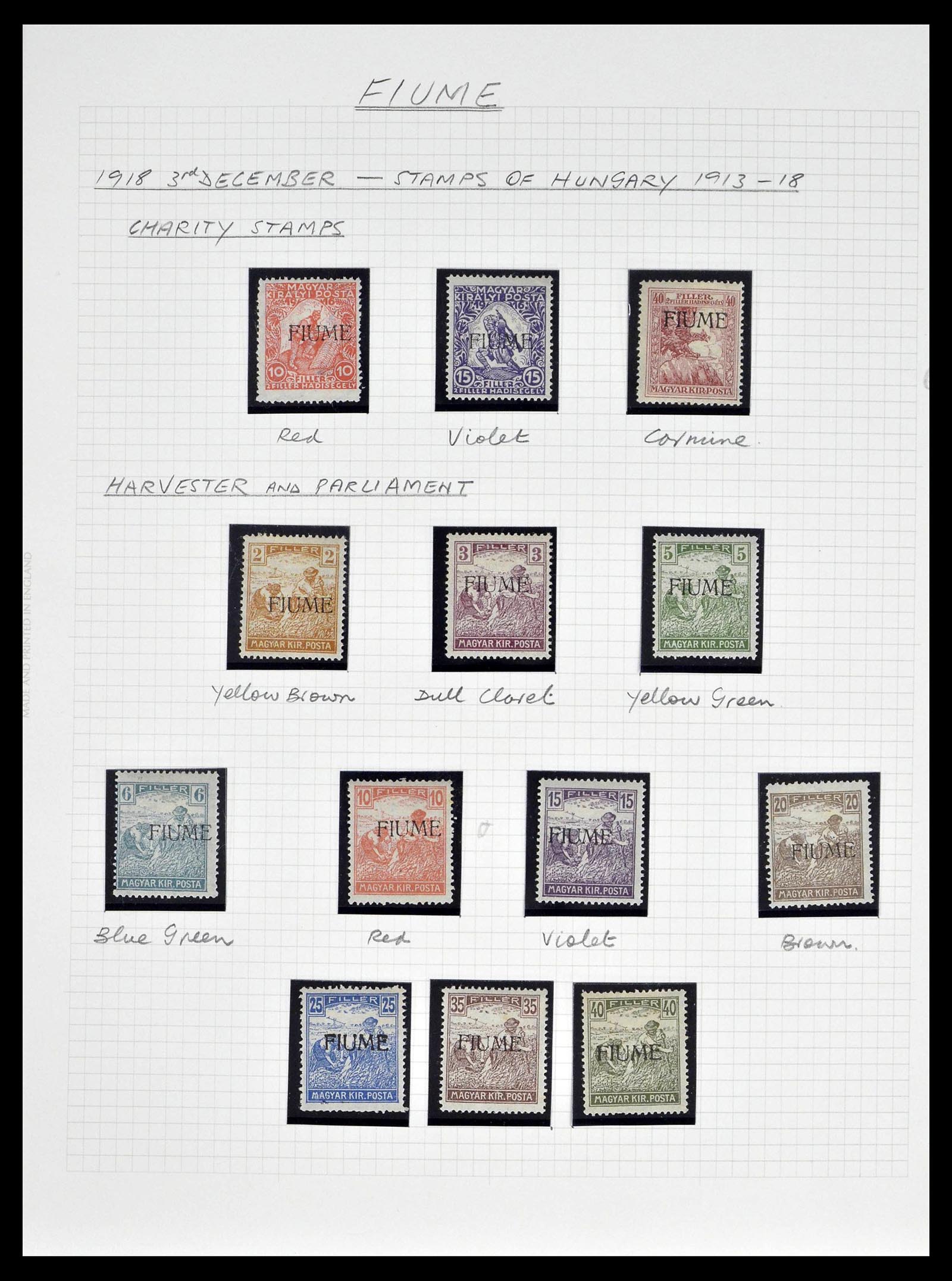 39067 Fiume 1918-1924. - Smits Philately