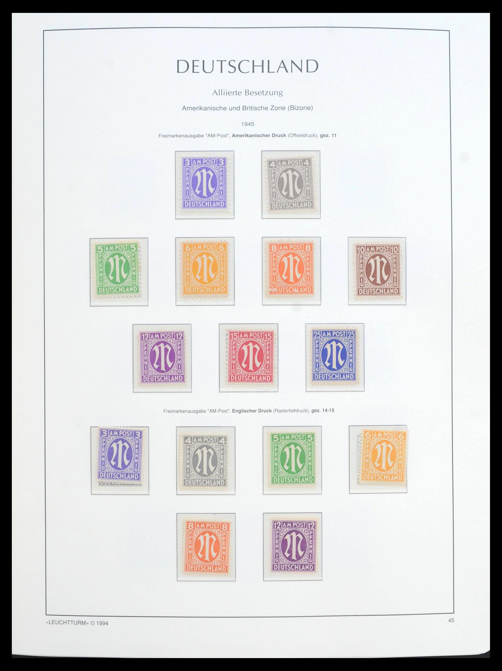 39841 German Zones 1945-1949. - Smits Philately