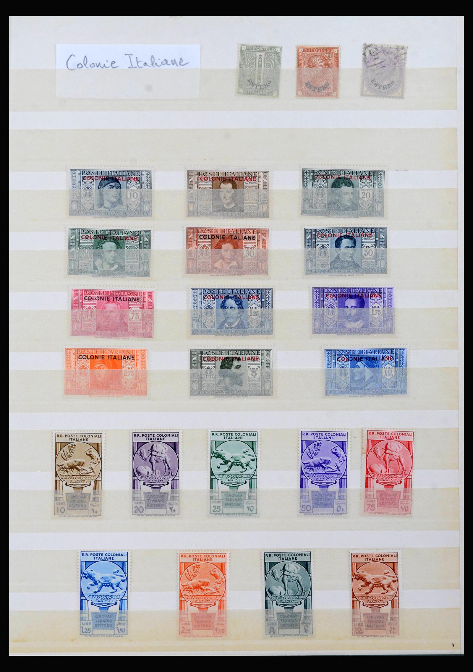 39923 Italian territories and colonies 1893-1953. - Smits Philately