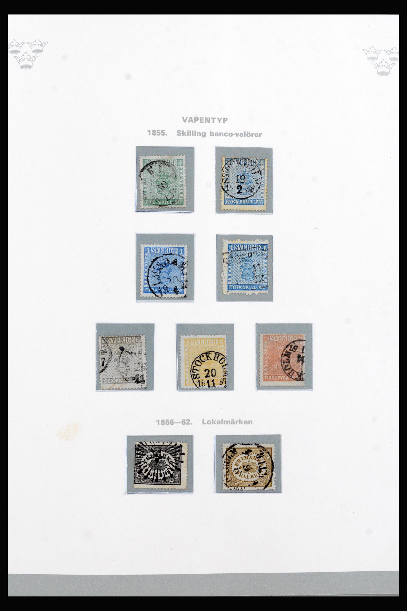 40257 Sweden complete 1855-1980. - Smits Philately